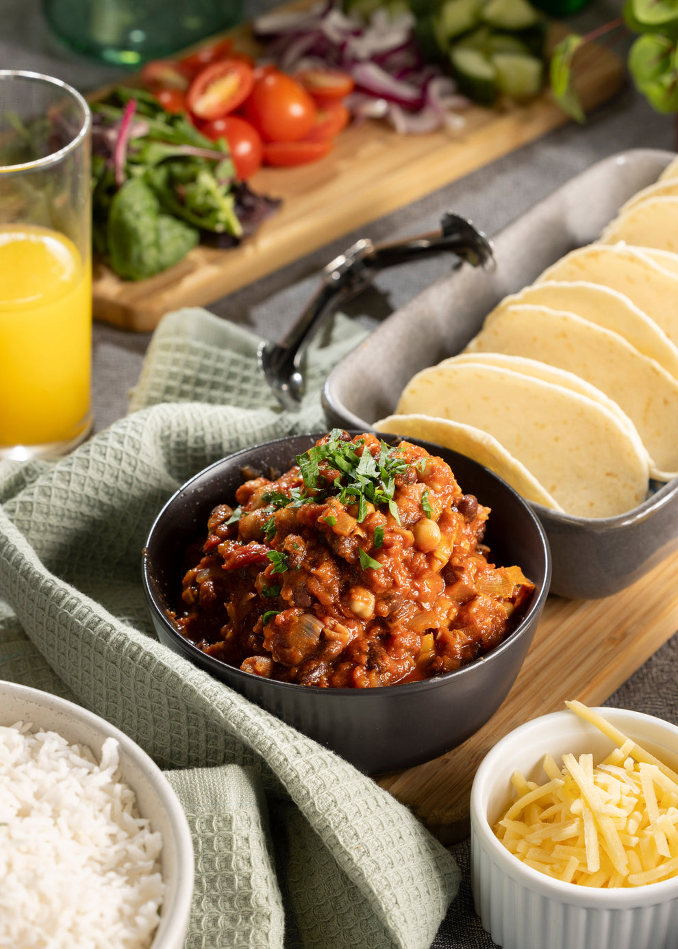 Mexican-Style Shared Meal | Vibrant Mexican Feast – Dinner on the Table