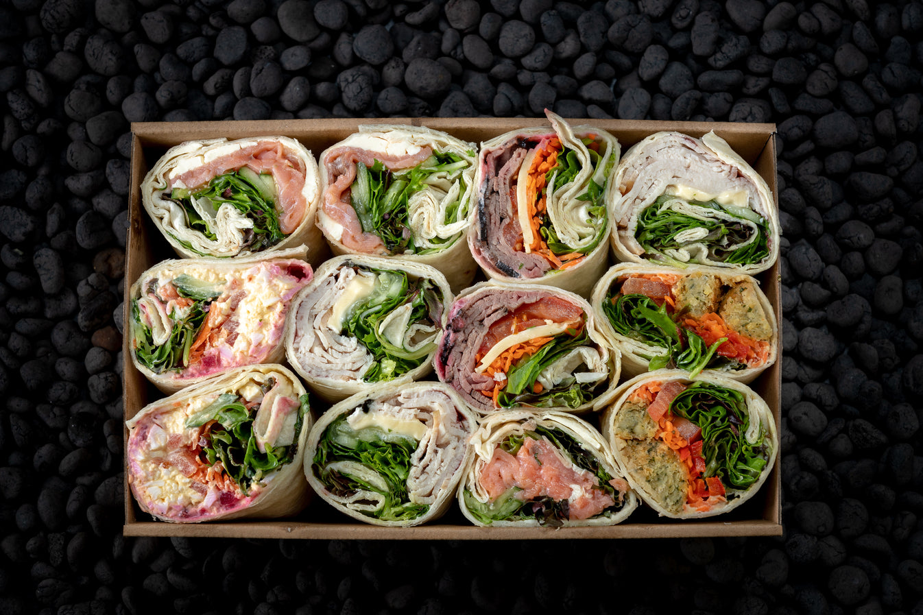 Gourmet Wraps & Sandwiches | Freshly Made Catering – Dinner on the Table