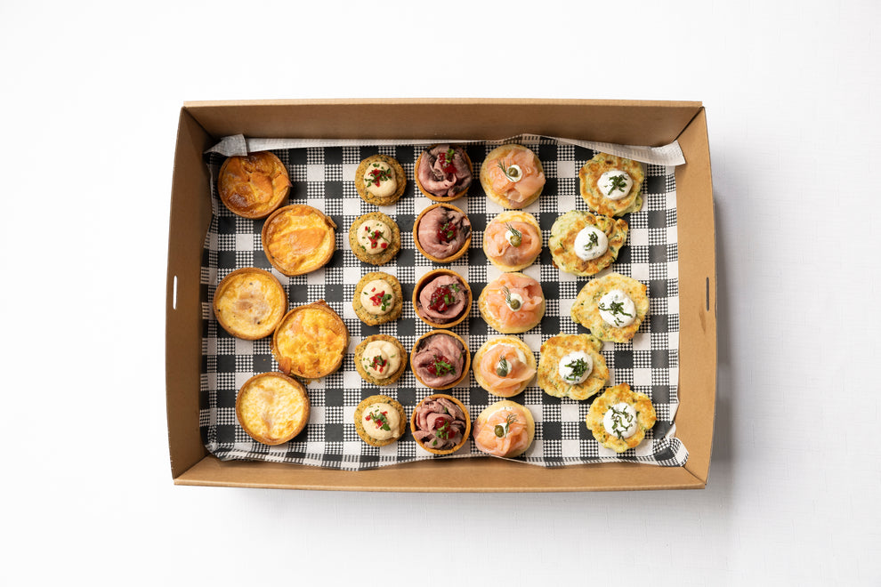 Mixed Savoury Canapés Box | Perfect for Events & Parties – Dinner on ...